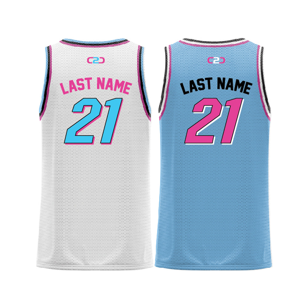 Miami Core Reversible Basketball Singlet Design Your Own Custom– Coast ...