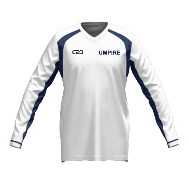 Netball Umpire HP Long Sleeve V Neck Warmup Shirt Design Your Own Cust ...