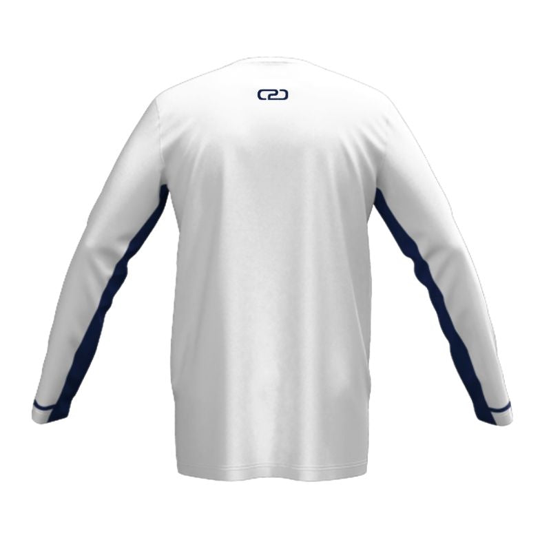 Netball Umpire SlimFit HP Long Sleeve V Neck Warmup Shirt Design Your ...