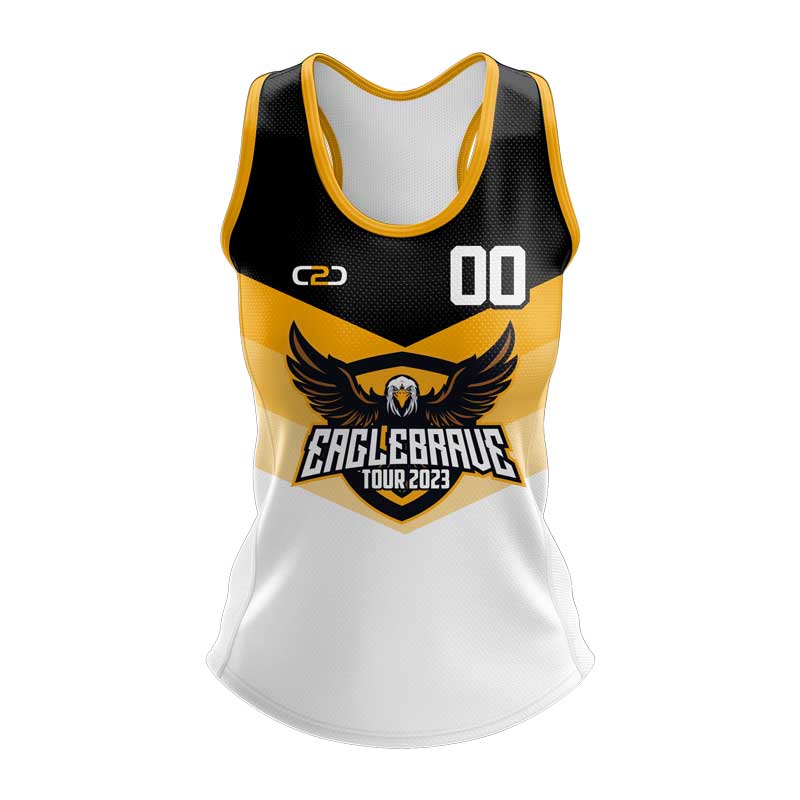Eagle Brave Sport Singlet Ladies Racerback Design Your Own Custom ...