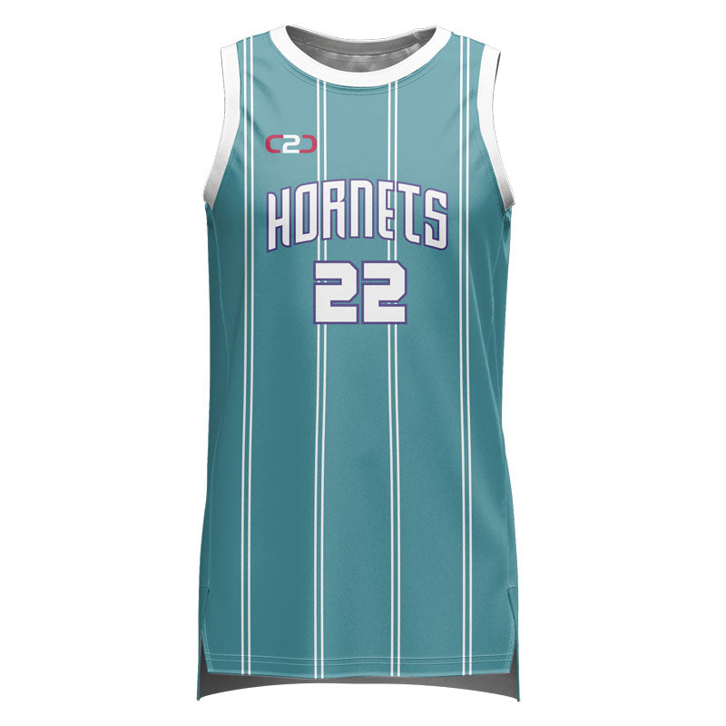 Hornets SlimFit HP Split Basketball Singlet Design Your Own Custom ...