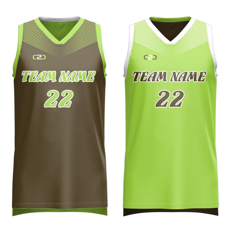 Custom Carolina Reversible Slimfit Hp V Neck Basketball Singlet– Coast ...